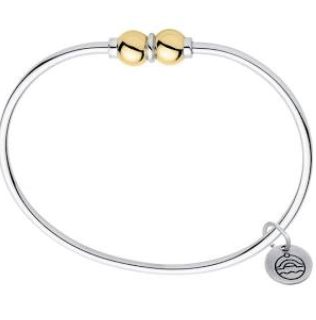 Cape Cod Sterling Silver & 14K Yellow Gold Double Ball Bracelet | The ...